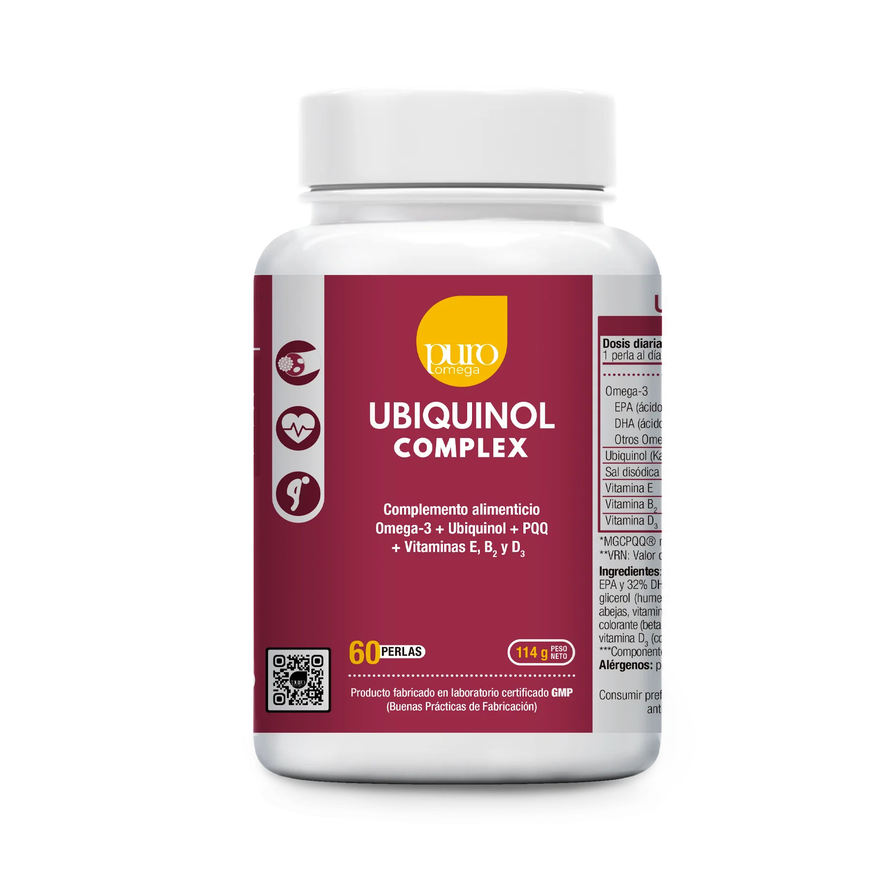 Ubiquinol Complex 60 perlas