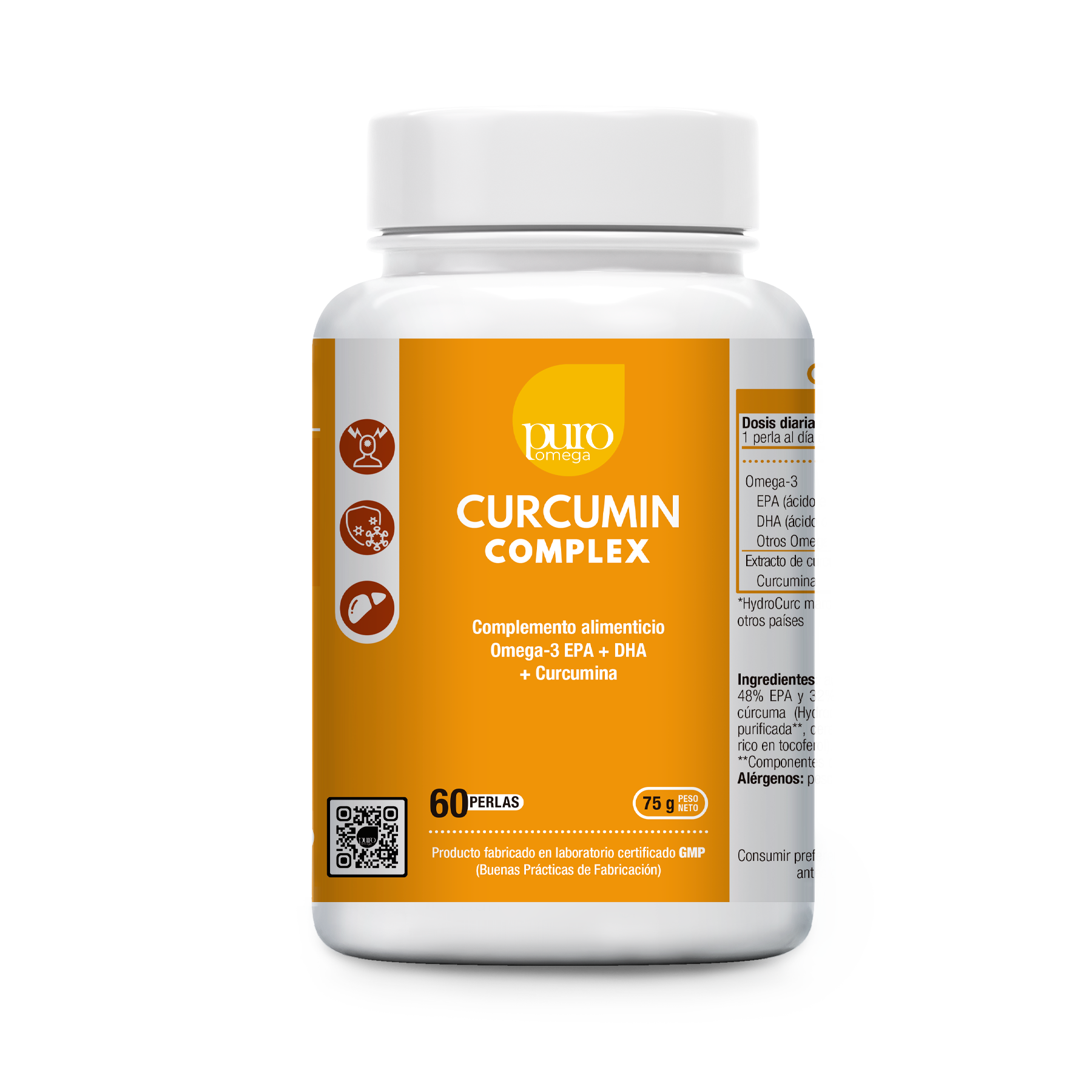 Curcumin Complex 60 perlas HydroCurc